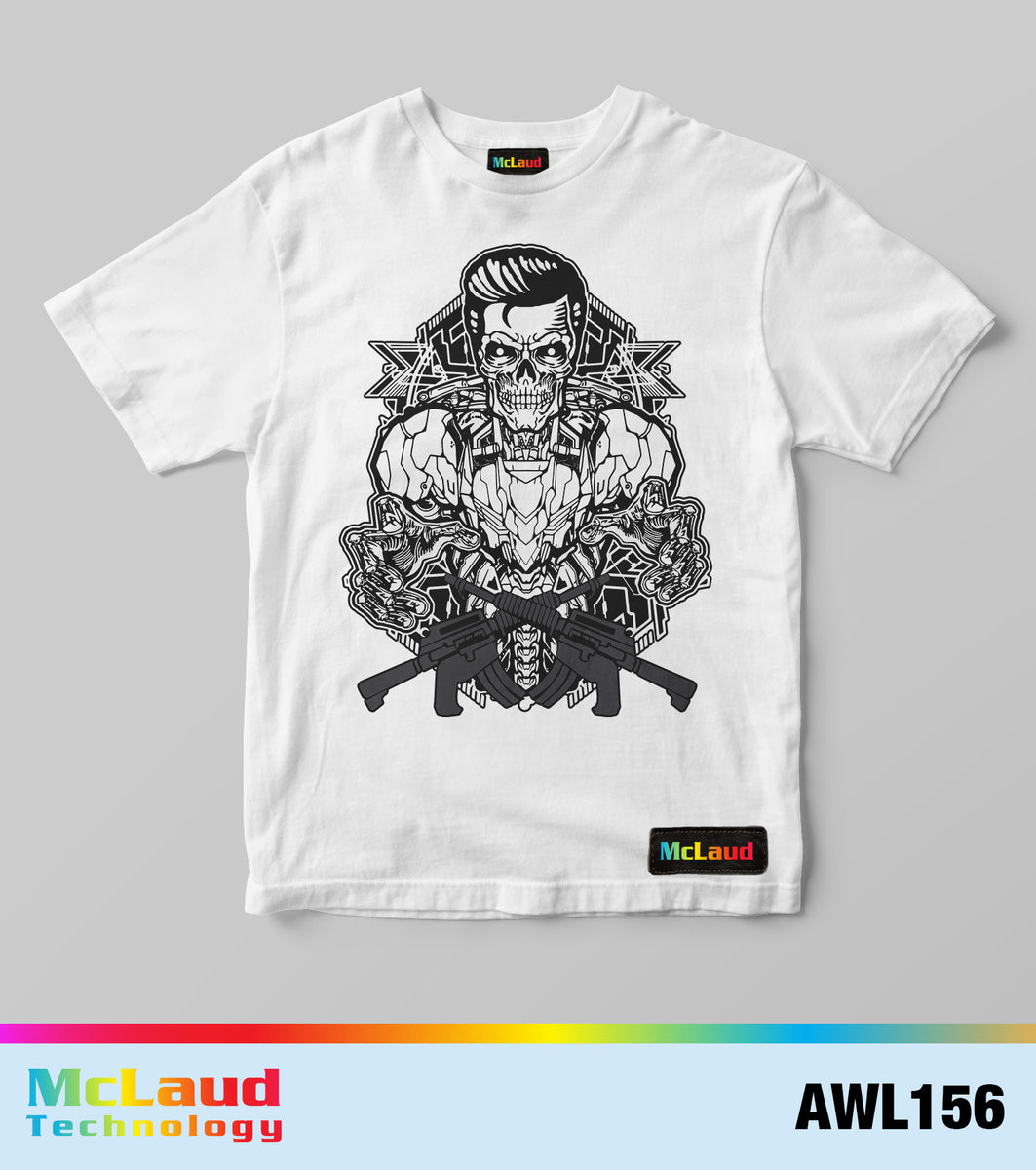 McLaud EPS Artwork AWL156, Skull Head, Editable, Descarga instantánea ...